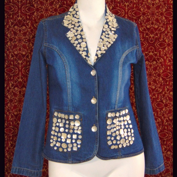 New Identity | Jackets & Coats | New Identity Blue Denim Long Sleeve ...